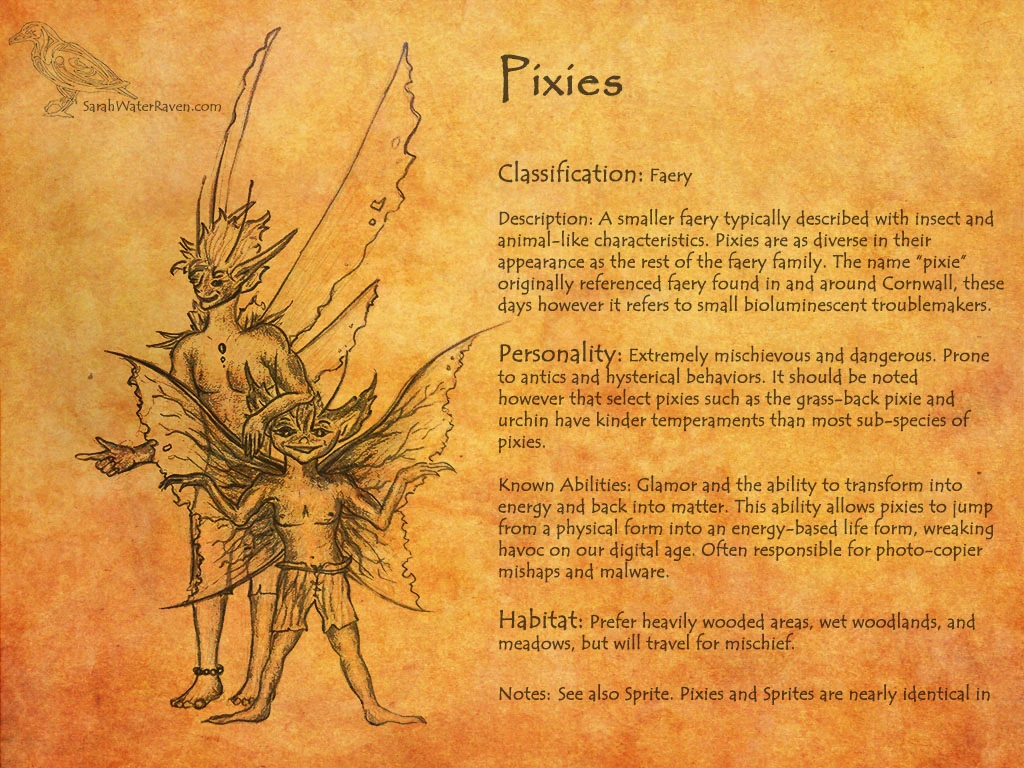 Pixies | Detective Docherty Wikia | Fandom