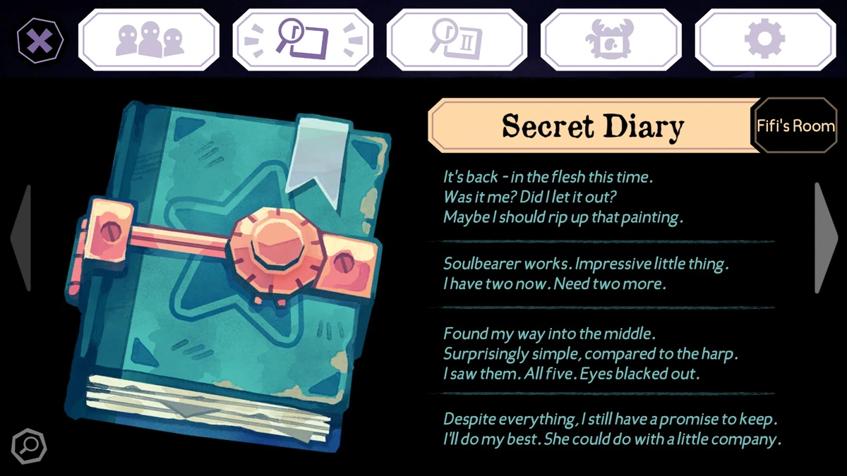 Secret Diary | Detective Grimoire Wiki | Fandom