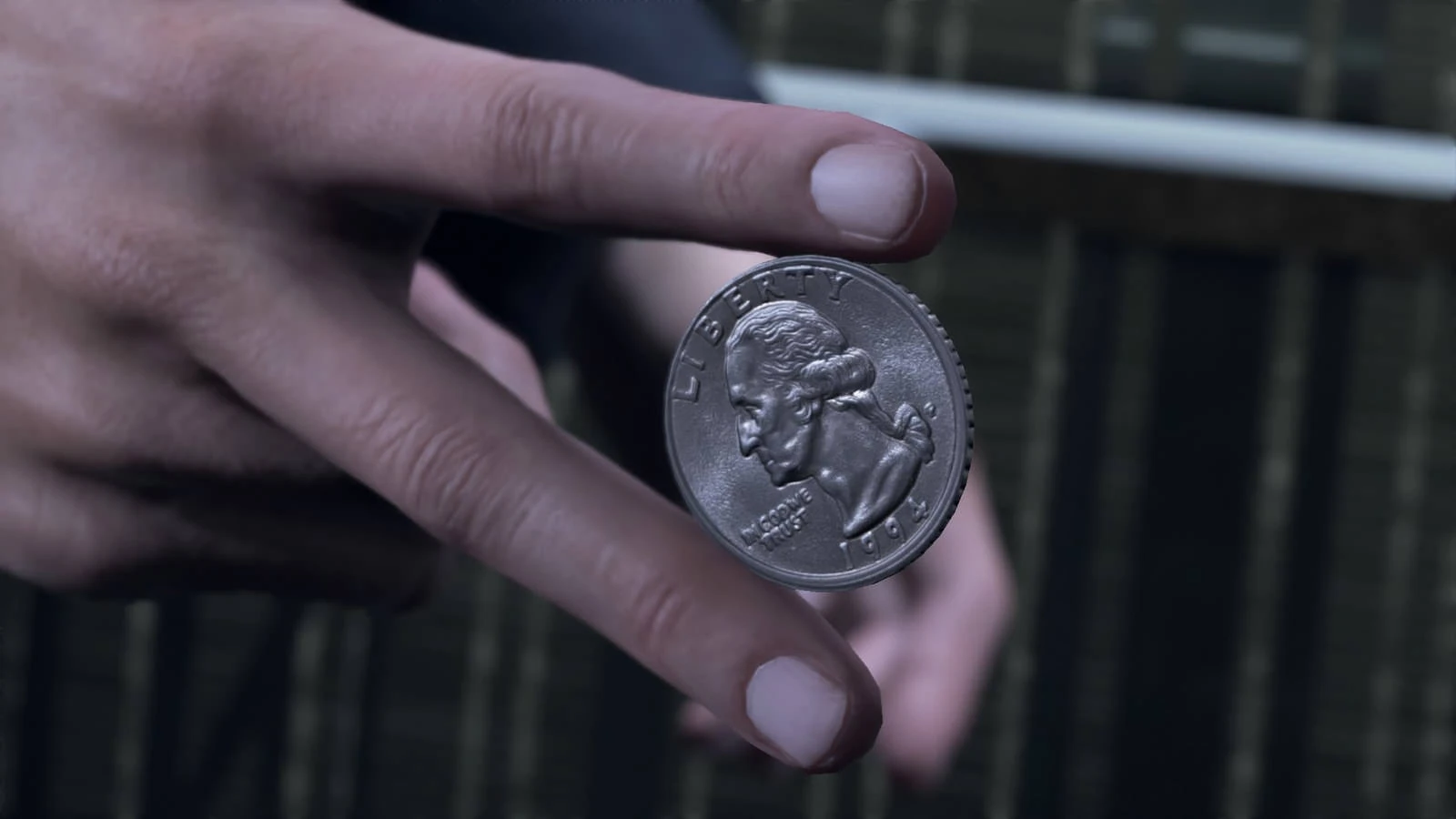 Coin Over Knuckles Trick