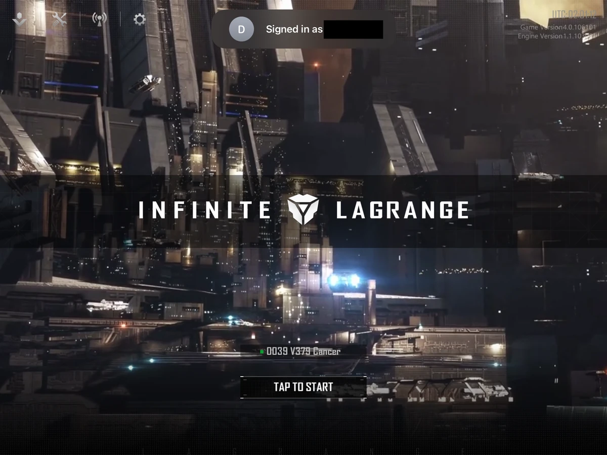 Loggin Bildschirm | Infinite Lagrange Wiki | Fandom