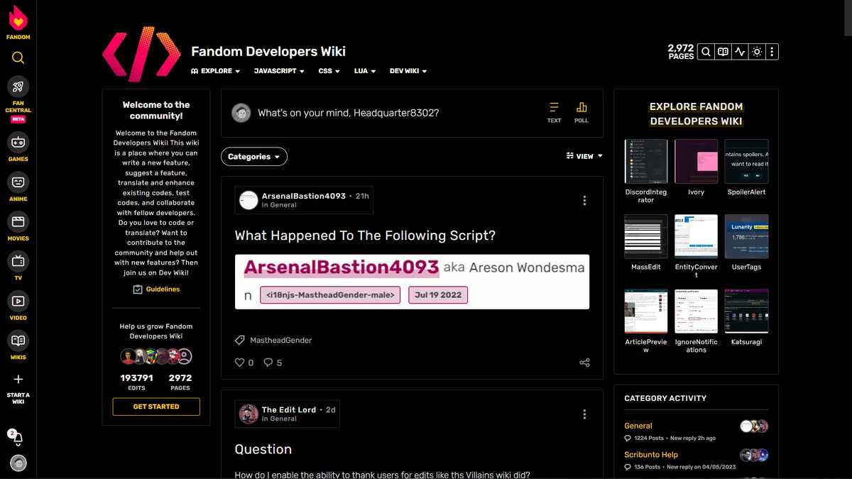 BlackDiscussions | Fandom Developers Wiki | Fandom
