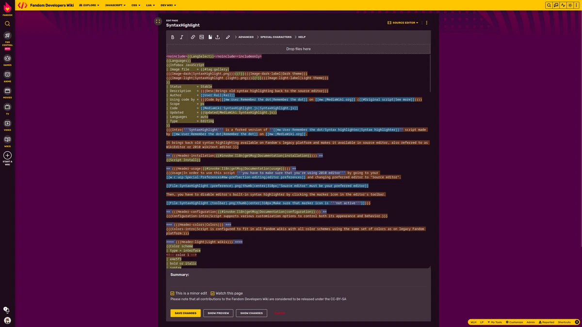 SyntaxHighlight/zh-hant | Fandom Developers Wiki | Fandom