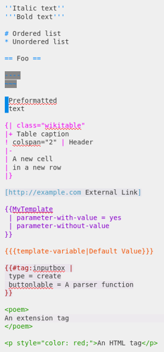 VanillaCodeMirror | Fandom Developers Wiki | Fandom