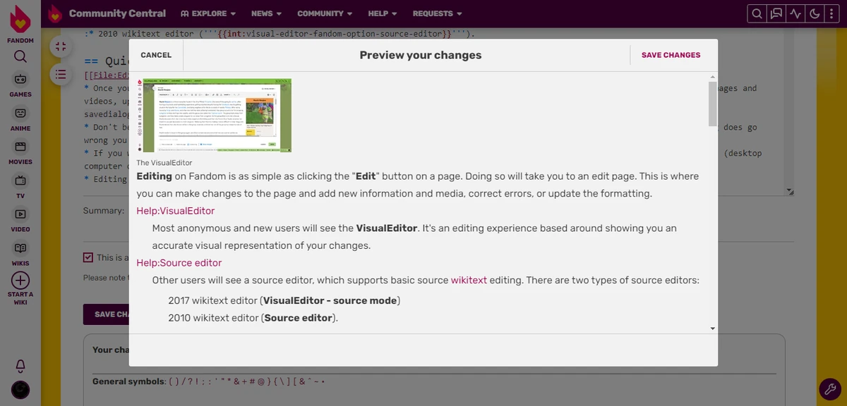 AjaxEditPreview/tr | Fandom Developers Wiki | Fandom