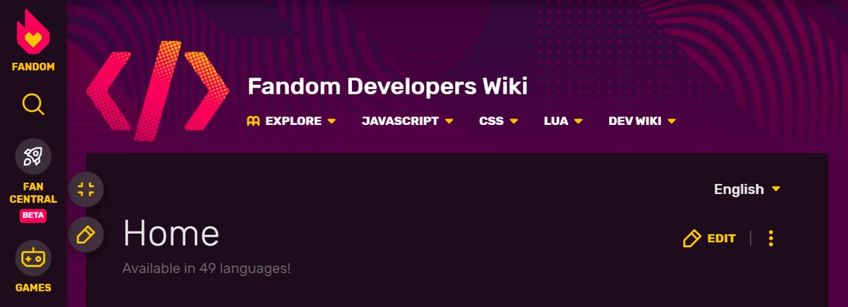SupportedLanguages | Fandom Developers Wiki | Fandom