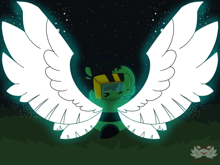 Commander Bee with a glowing wings | Fandom