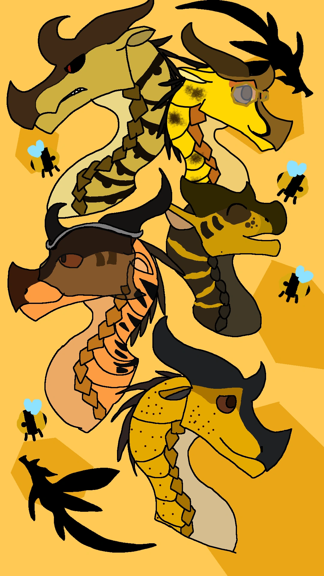 A wallpaper for each tribe: HiveWings! | Fandom