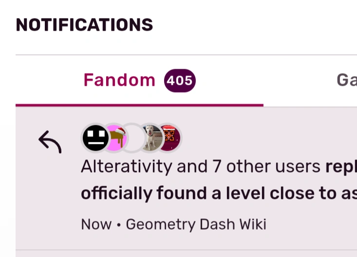 405 unread notifications | Fandom