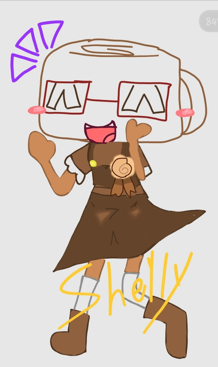 Shelly art but it's made in a non-drawing app | Fandom