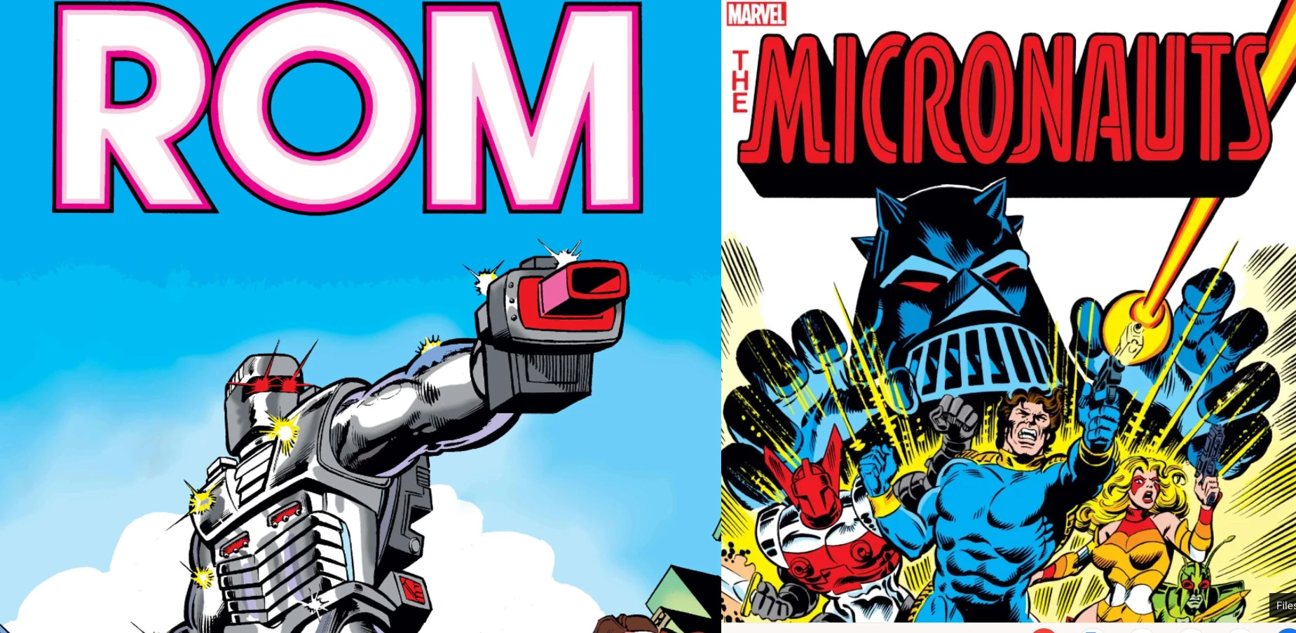 There is a reason why marvel got back the rights to do Micronauts & Rom ...
