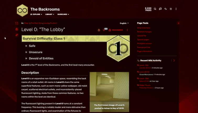 backrooms wiki but level ! | Fandom