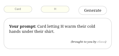RANDOM PROMPT GENERATOR | Fandom