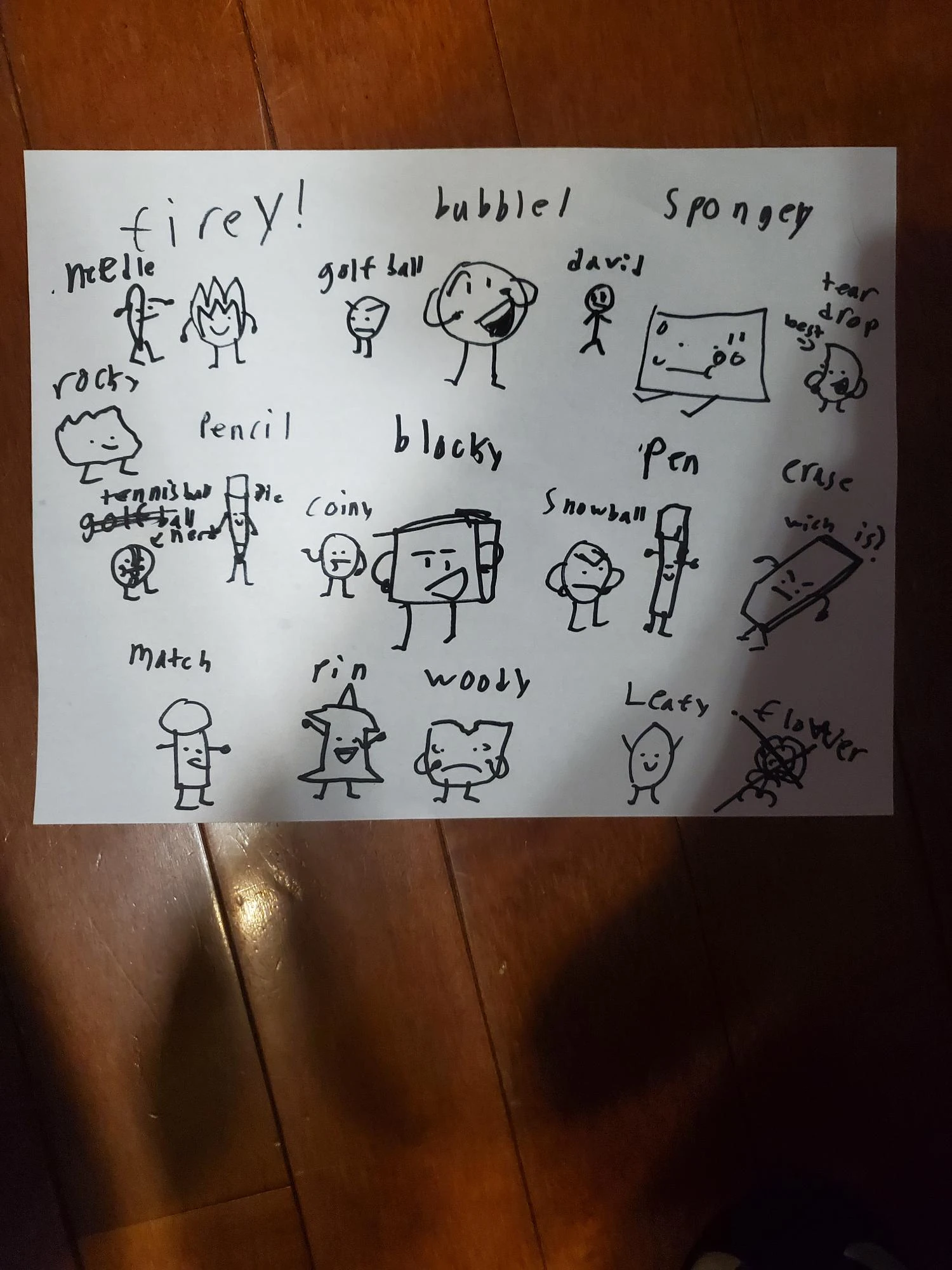 Day 2 of bfdi but fandom decides. | Fandom