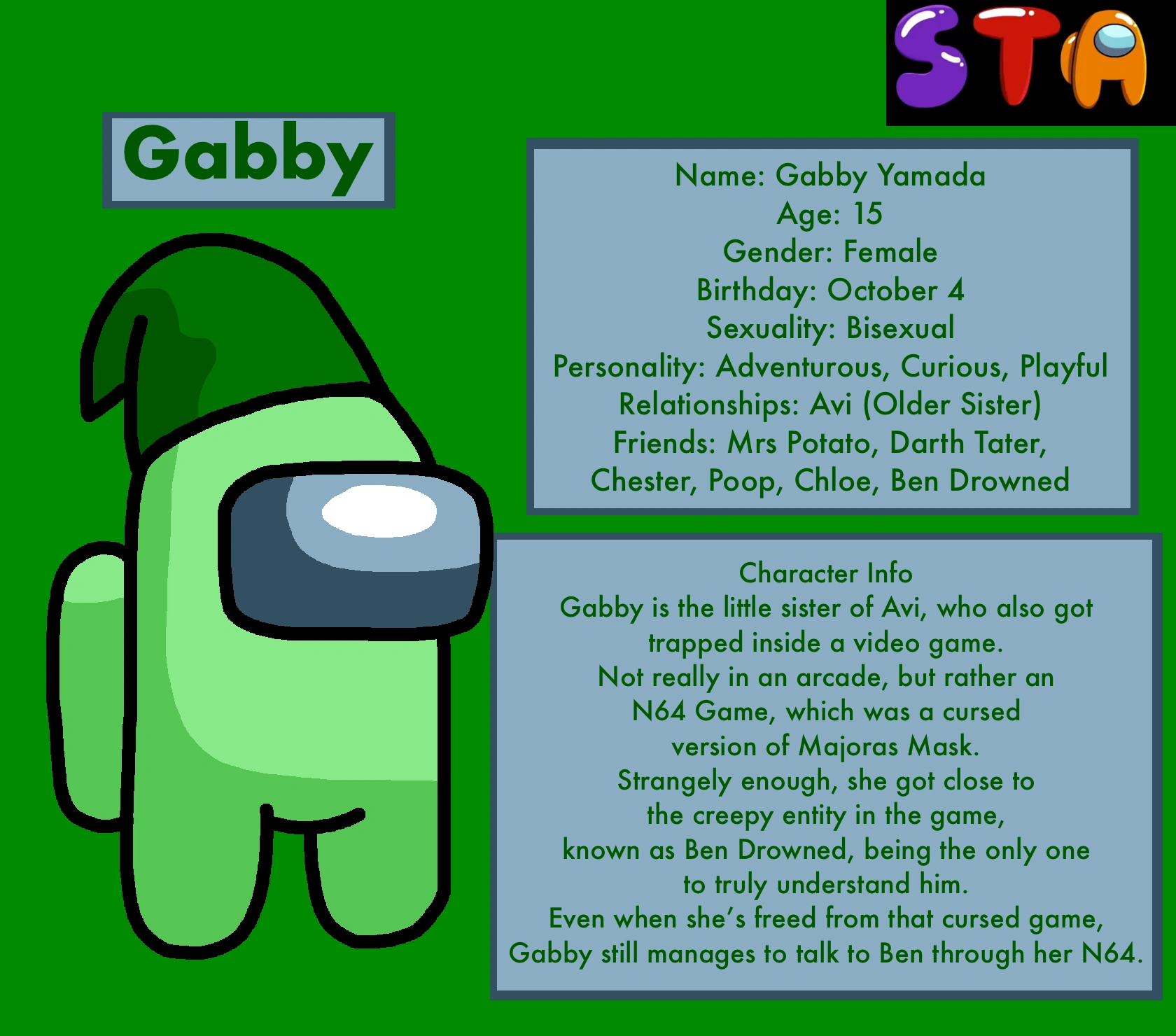 Among Us OC (for STA Studios) | Fandom