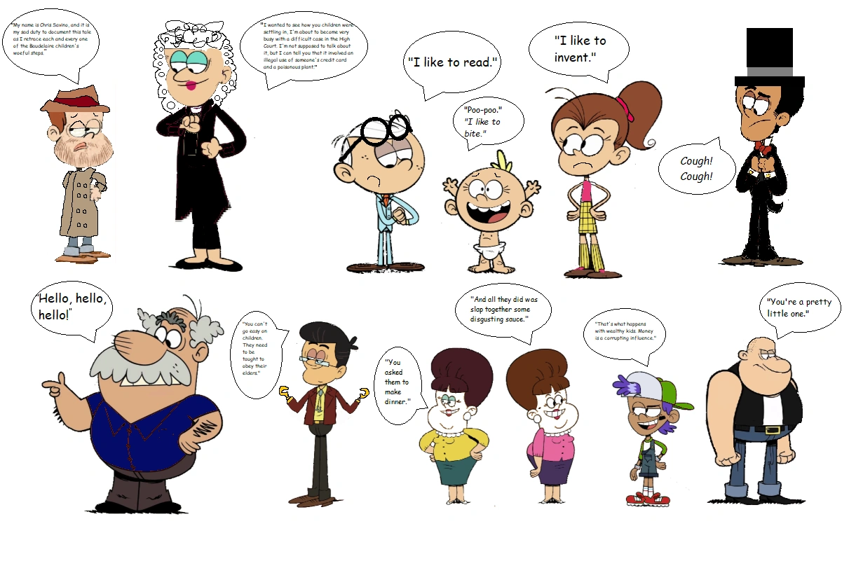 The Loud House: Classics Reimagined - ASOUE Book #1, The Bad Beginning ...