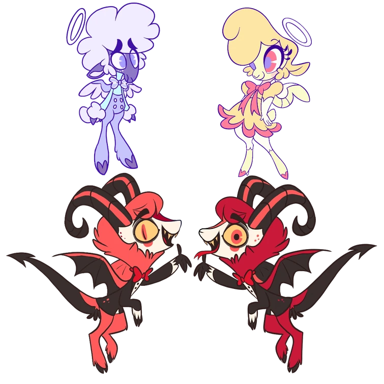 You know those little cherub gremlins in helluva boss? Well guess who ...