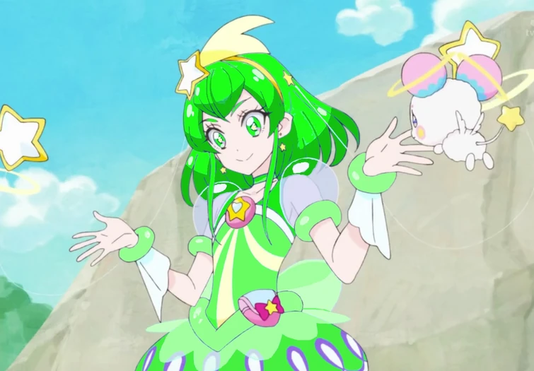 What Cure Milky would look like if she were green (and blue) | Fandom