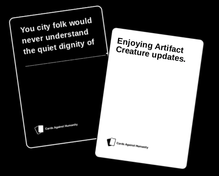 Cards Against Humanity, but it's all CoS. [Post No. 3] | Fandom