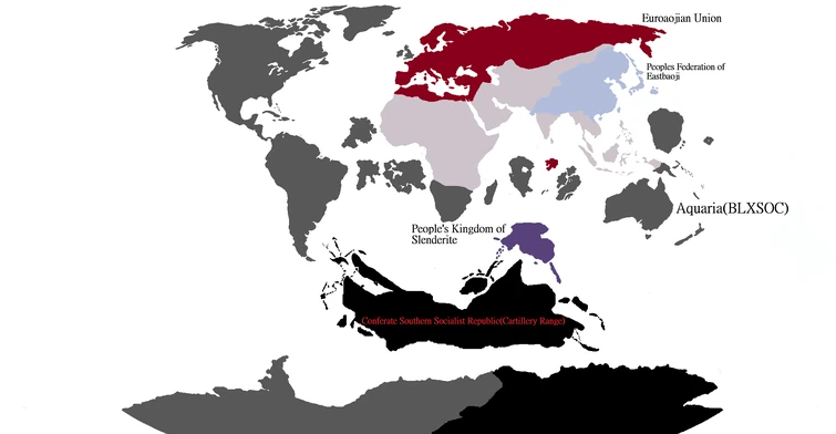 1984 George Orwell Map