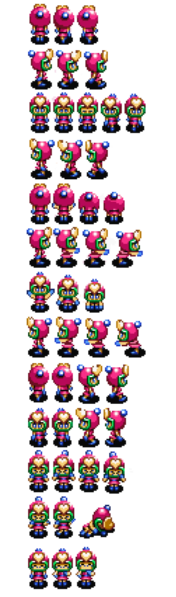 Pretty Bomber sprites Super Bomberman 2 Style | Fandom