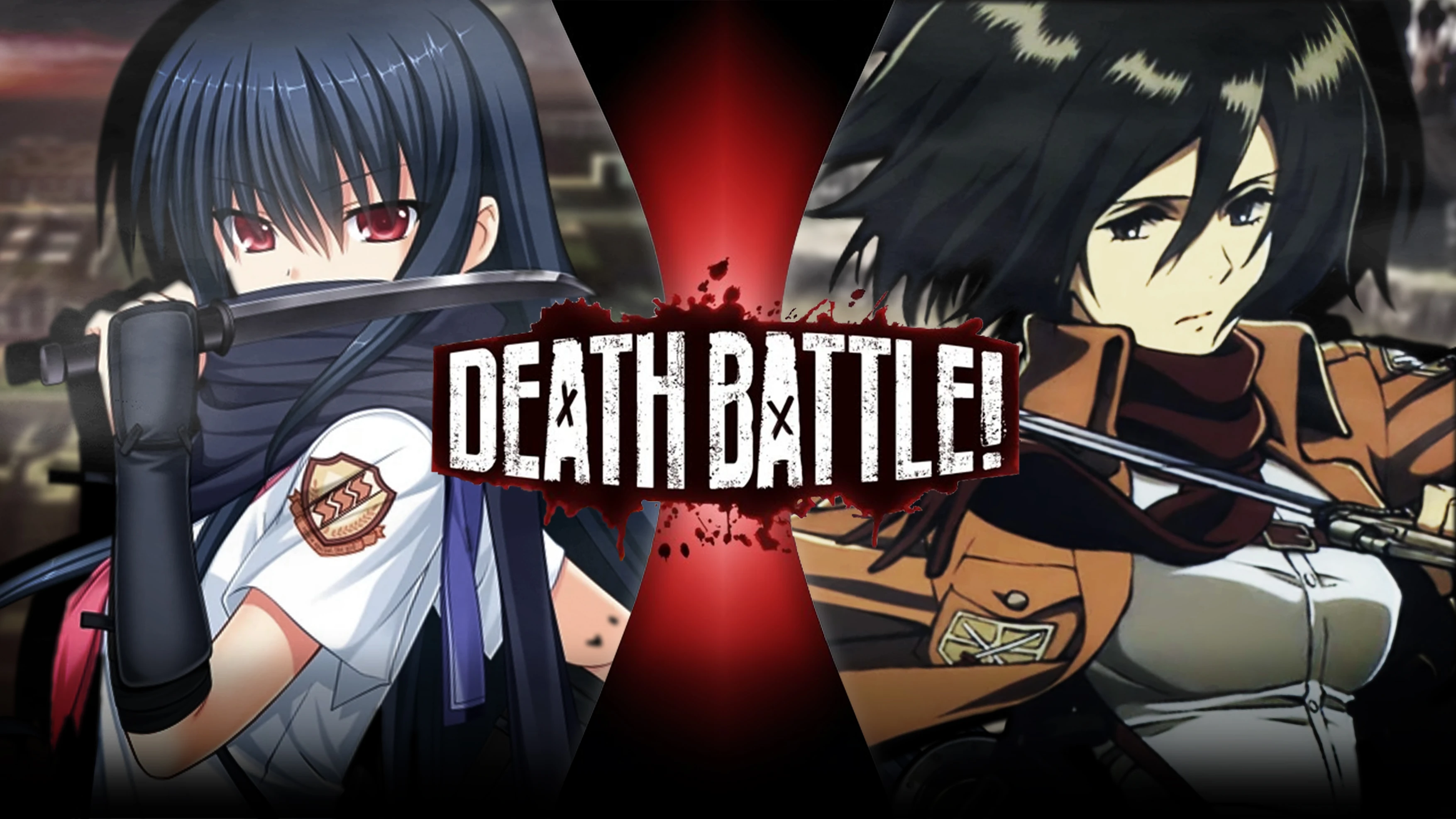 Completed another TN, Eri Shiina vs Mikasa Ackerman (Angel Beats! vs ...