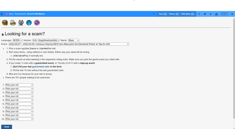 Seed Tracking | Fandom