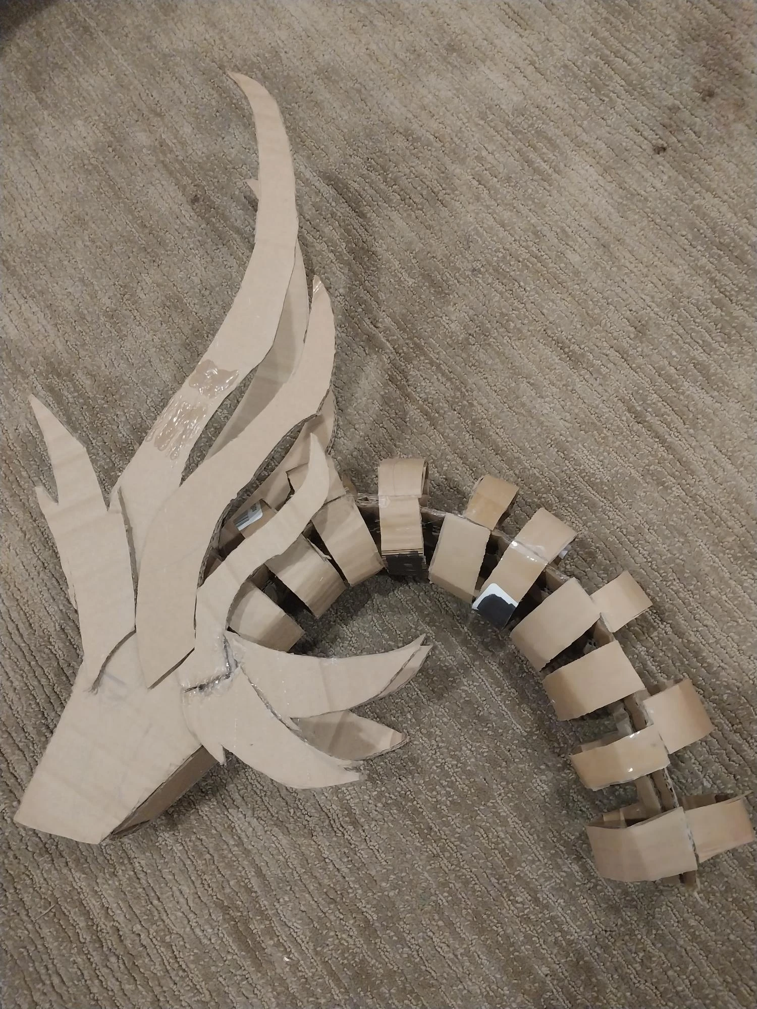 Part 2. of making a cardboard Moix! | Fandom