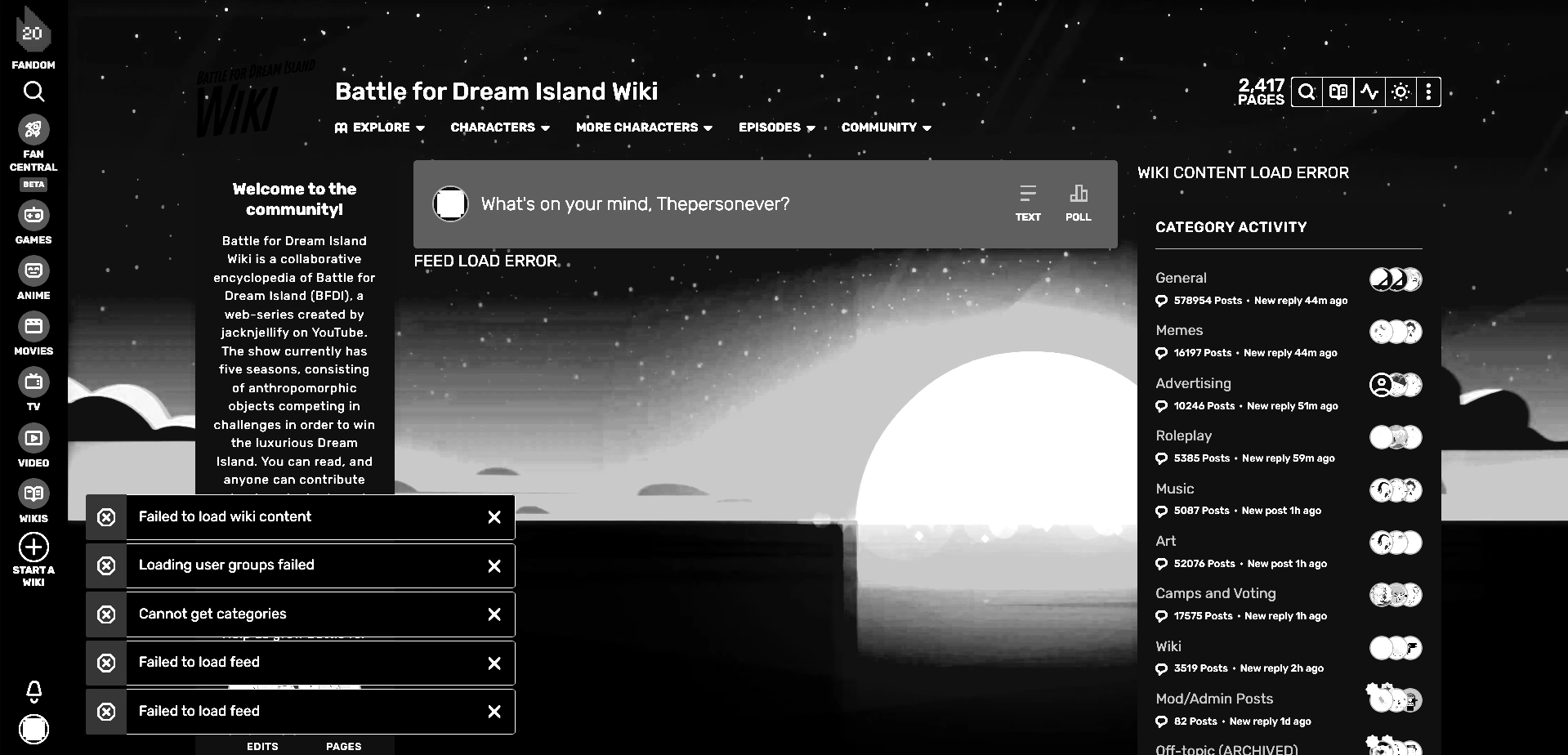 Evil BFDI wiki (Scary bc of no posts loading and gray) | Fandom