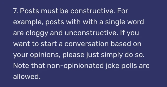 THESE ARE NOT CONSTRUCTIVE POSTS | Fandom