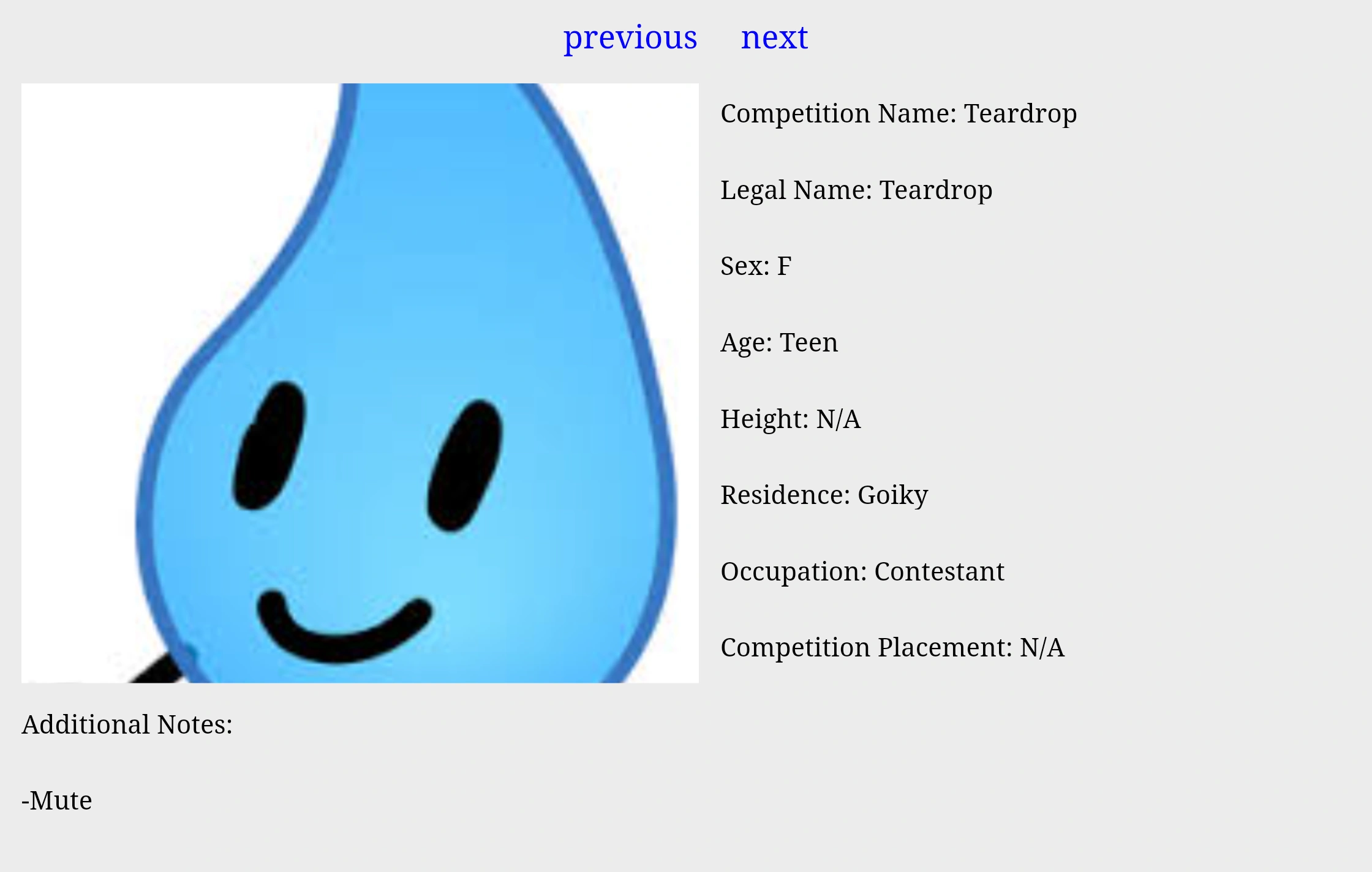 TD database | Fandom