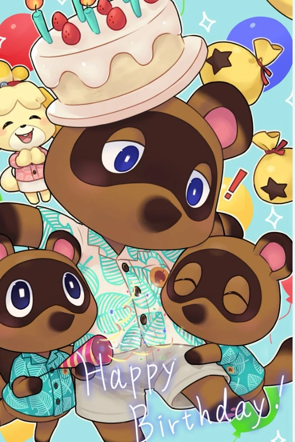 Happy birthday Tom Nook! 🎂🎂 | Fandom