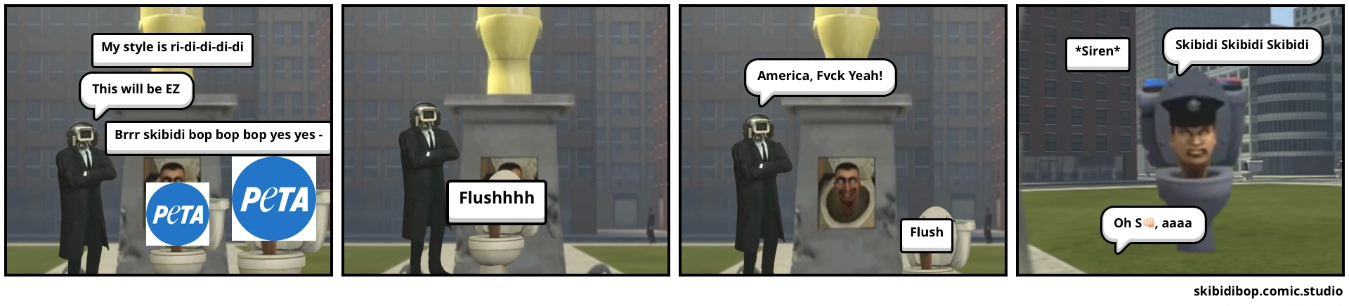 Skibidi PETA S1 E9, PETA’s Police? | Fandom