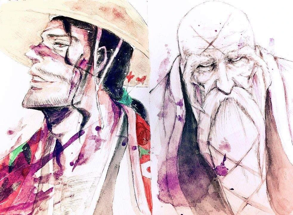 Nice fanart of Shunsui and Yama | Fandom