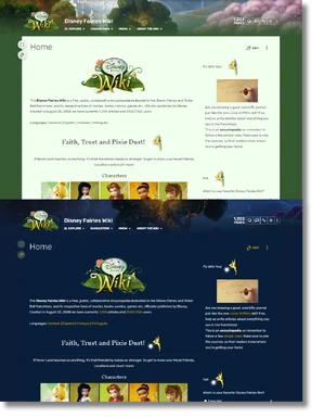 User blog:NeverlandFawn/A brand-new Wiki look! | Disney Fairies Wiki ...