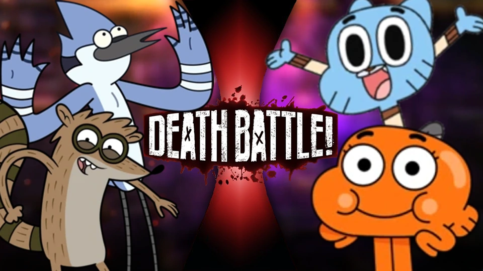 Gumball And Darwin VS Mordecai and Rigby (The Awesome World of Gumball ...