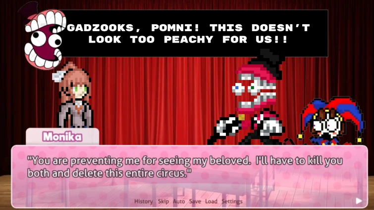 "Digital Confession" Monika VS Caine (Doki Doki Literature Club VS The ...