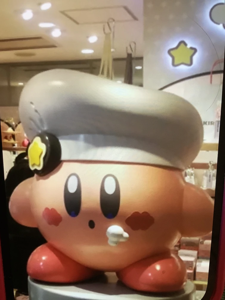 Chef Kirby statue | Fandom
