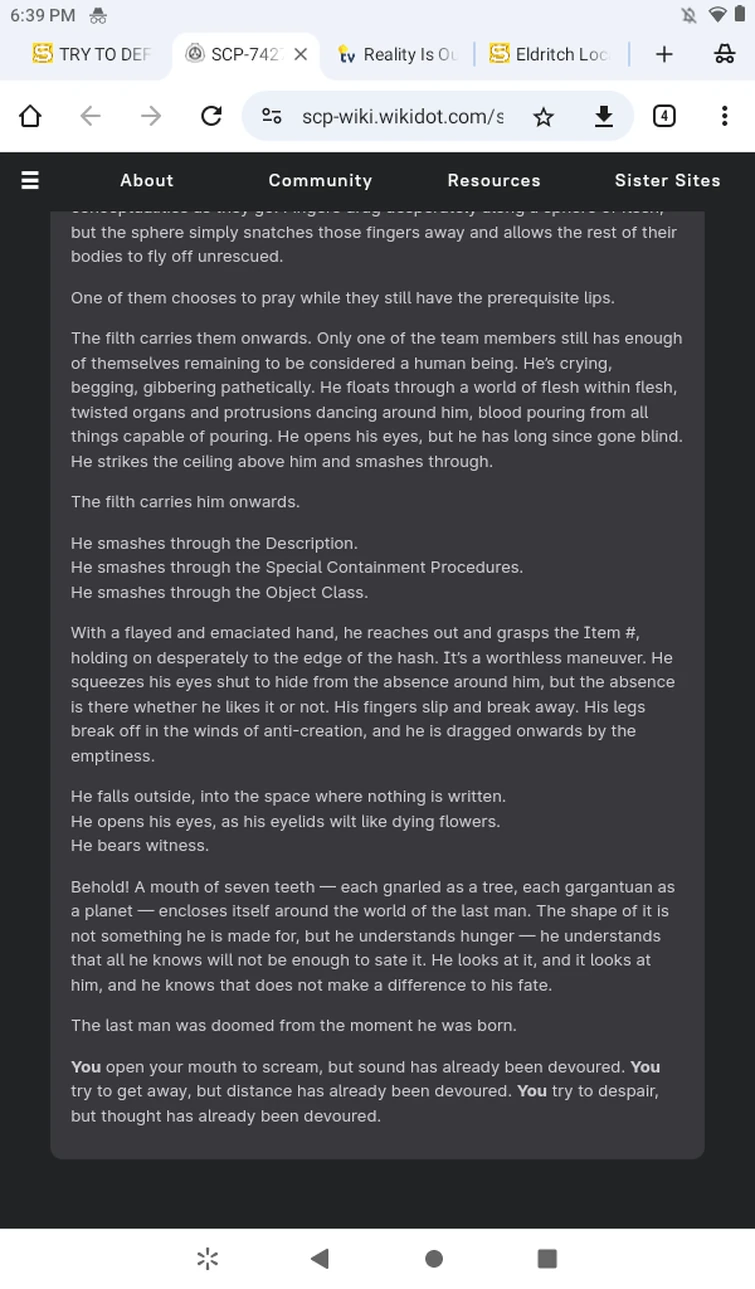 TRY TO DEFEAT SCP-2747 aka "The Sevenfold Destroyer",the Queen of the ...