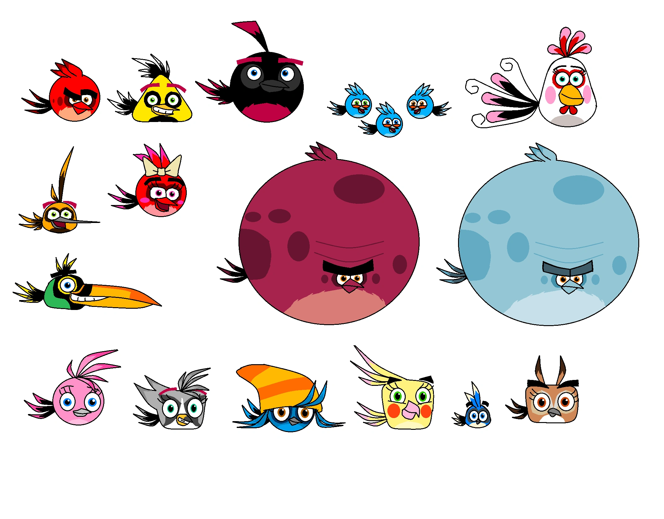 My birds redesign! | Fandom