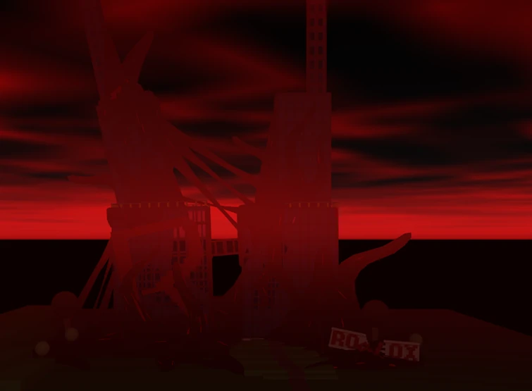 Can anyone get me an image of the corrupted Roblox HQ in the background ...