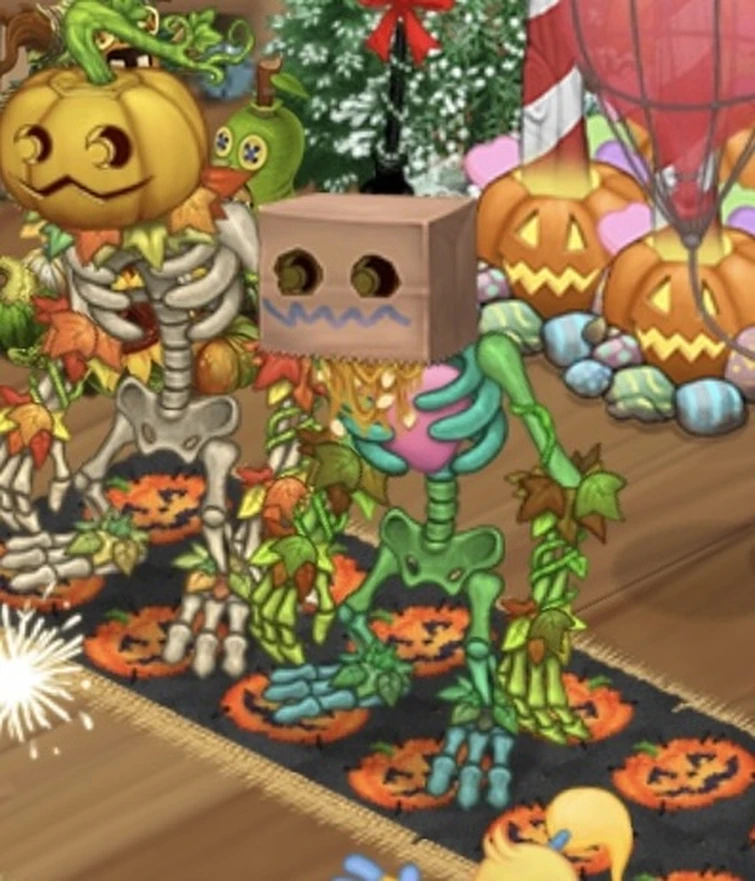 Decided to teleport my Rare Punkleton and Rare Yool onto Seasonal ...