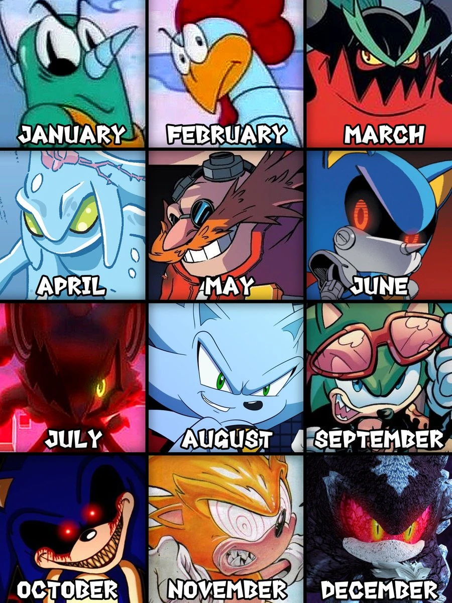 Your birth month determines which Sonic villain you are (last one of ...