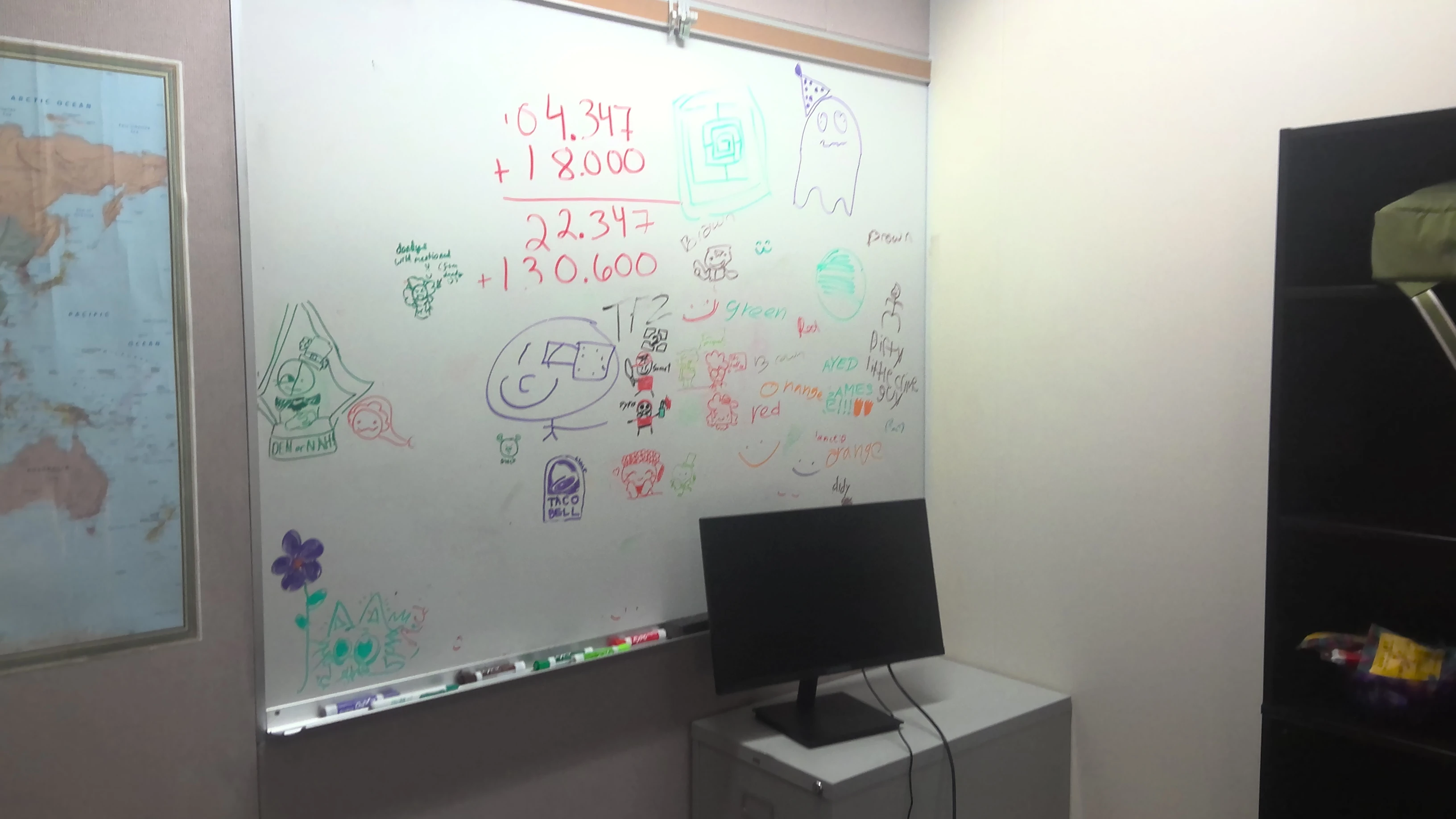 CIS BOARD IN SCHOOL. IT HAS DANDYS WORLD LOOOK (someone asked for the ...