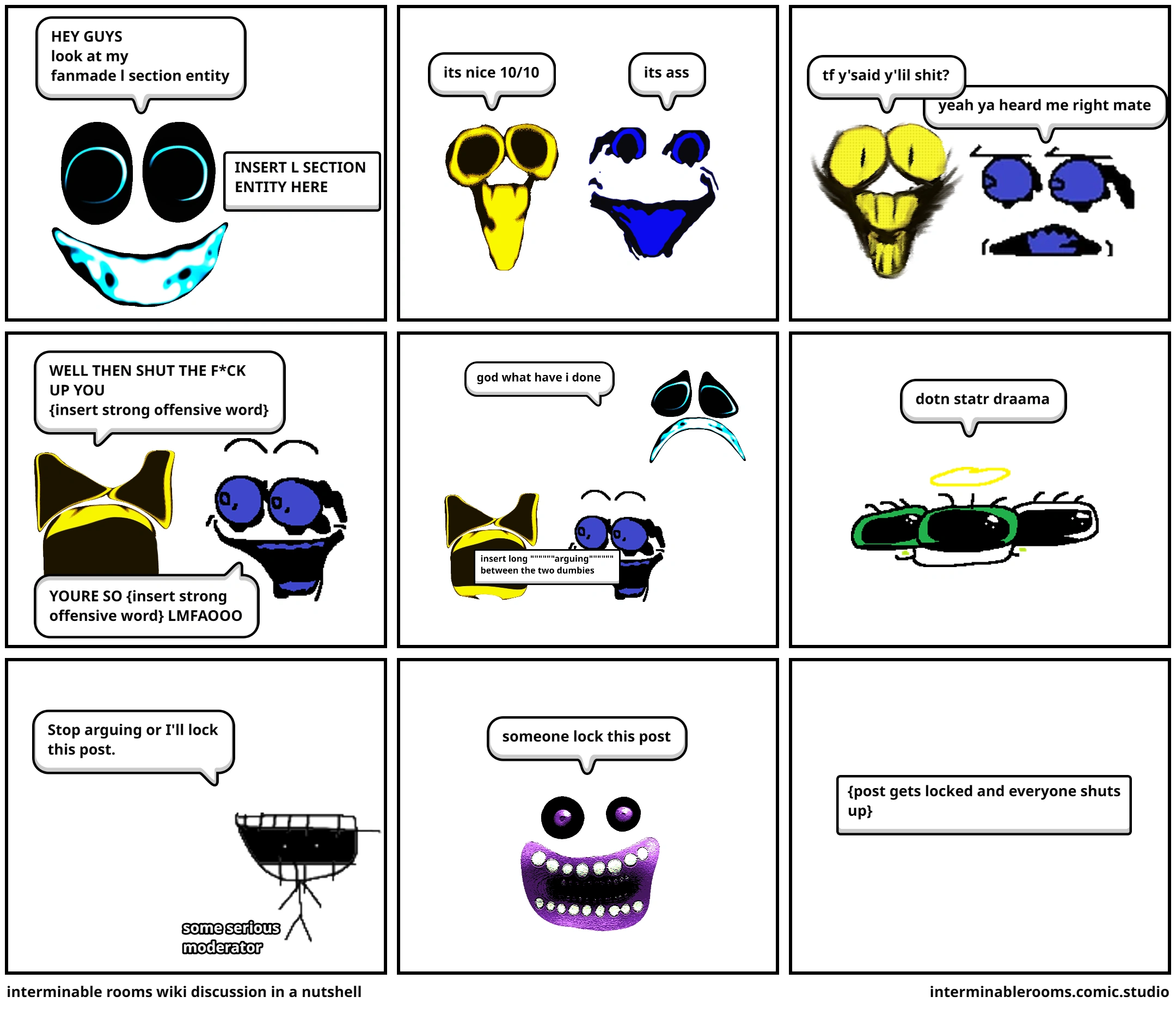 interminable rooms wiki discussion in a nutshell | Fandom