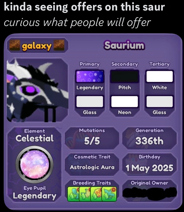 Kinda seeing offers on this saur | Fandom