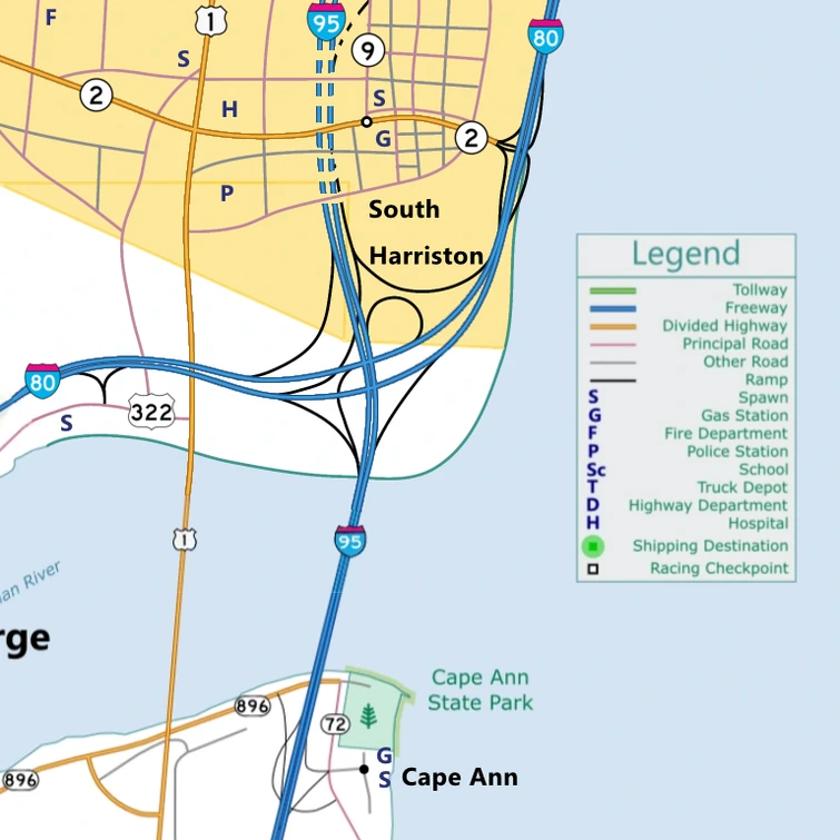Possible map of UD: South Harriston if it wasn’t scrapped | Fandom