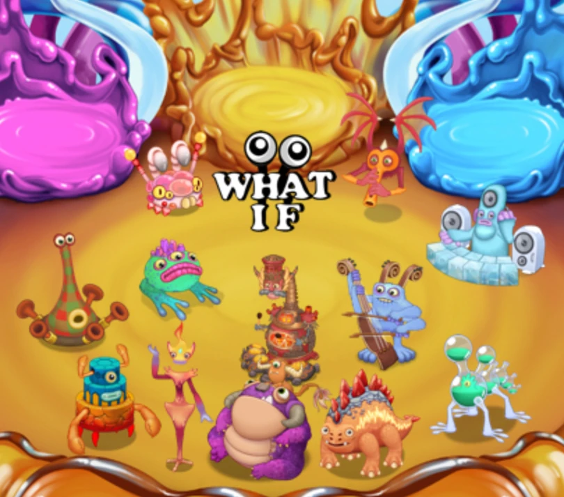 What if… and a bunch of random monsters on fire oasis | Fandom
