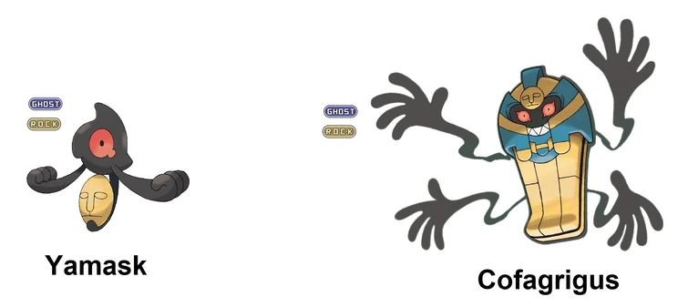 What if Yamask and Cofagrigus are both part rock types? | Fandom