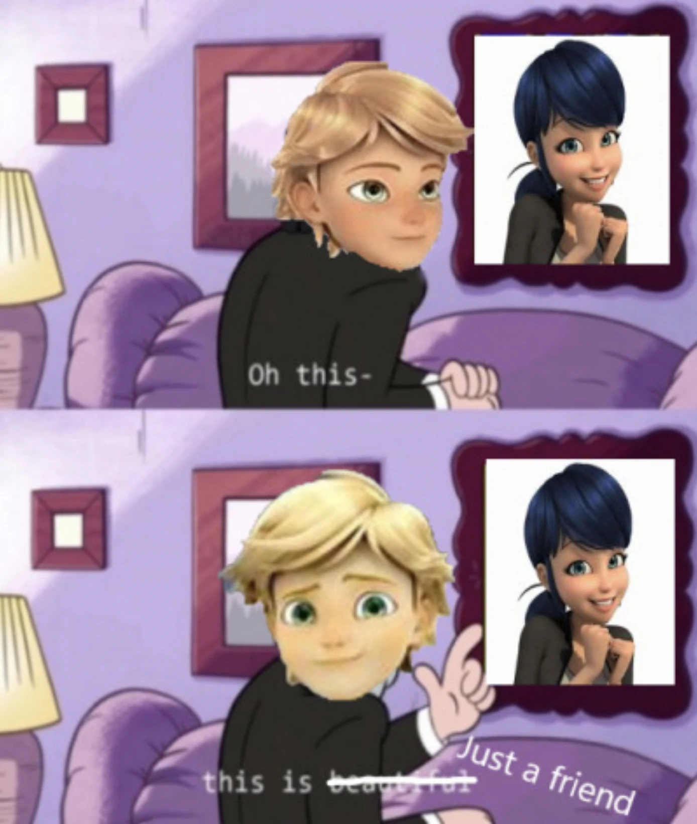This explains how blind Adrien is | Fandom