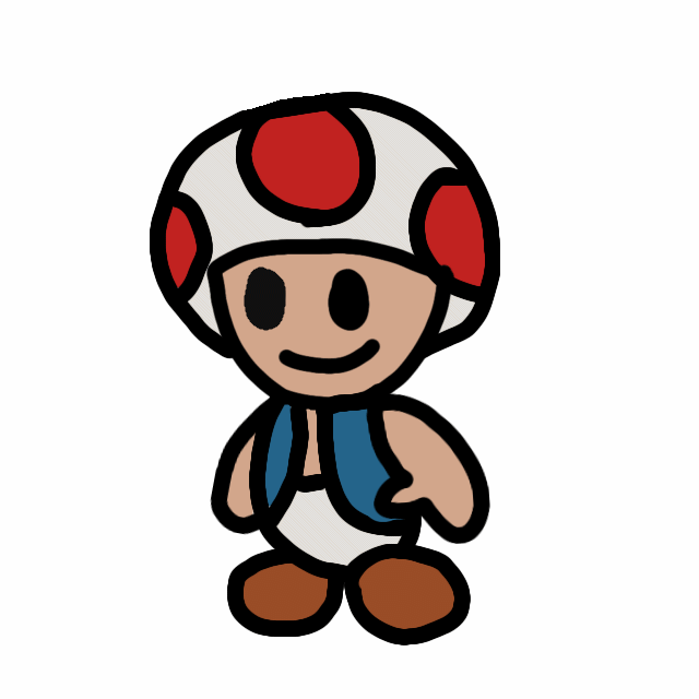 My drawing of Toad | Fandom